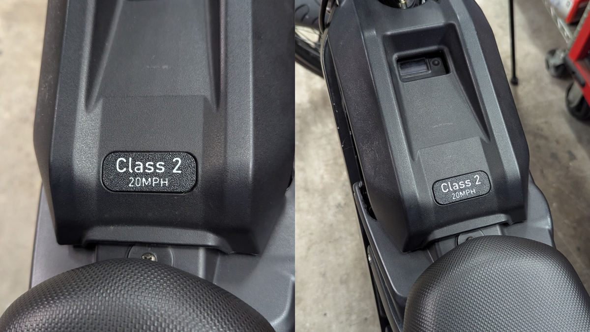 Surron Replacement E-Bike Badge (Class 2 E-Bike) – The Bimmer Barn